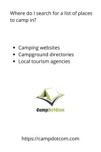 How To Find The Best Places to Camp | CampDotCom
