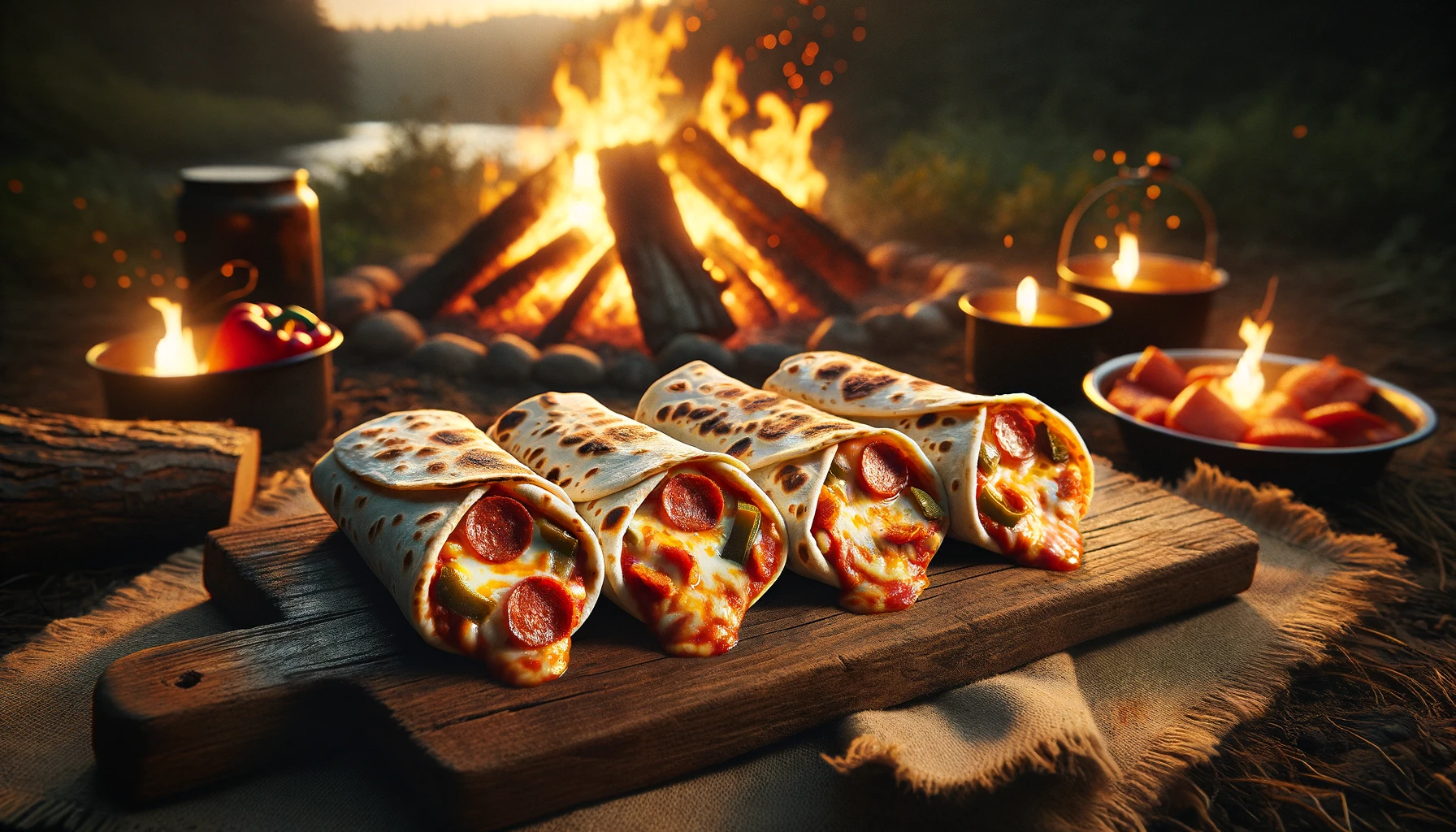 Campfire Pizza Rolls | Camping Hacks | The Best Camping Hacks And ...