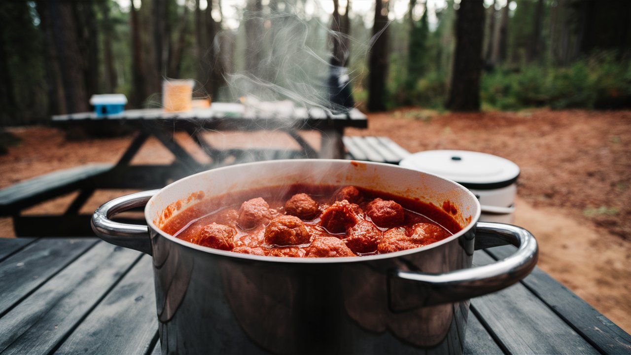 Make-Ahead Campfire Meatballs | Camping Hacks | The Best Camping Hacks ...