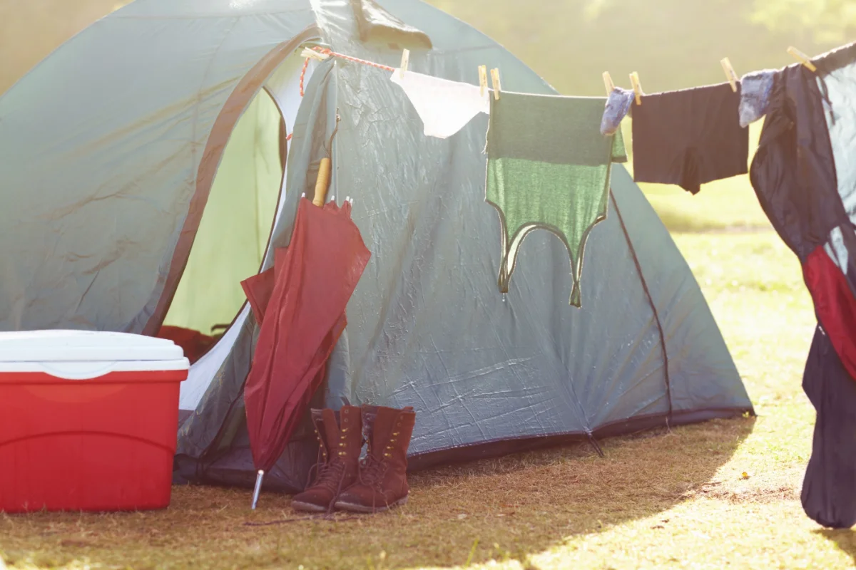 Campsite Laundry and Drying Setup Ideas | CampDotCom