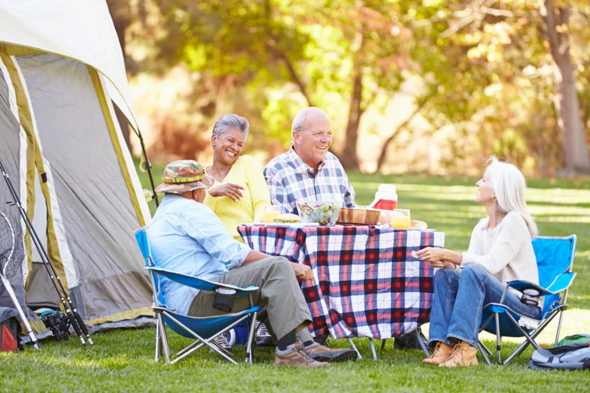 Creating a Comfortable Campsite Dining Area | Camping Hacks | The Best ...